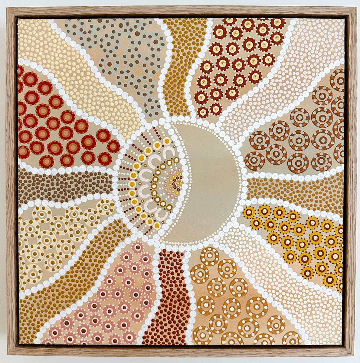 Daisy in Dots - Daisy Hill Aboriginal Indigenous Dot Painting Artist